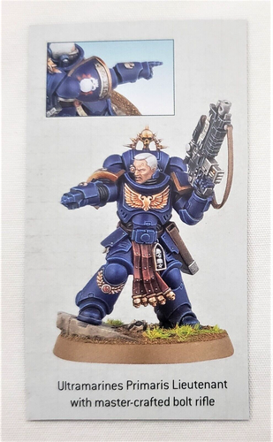 Lieutenant Power Fist Bolter Primaris Space Marines 40K Strike Force ...