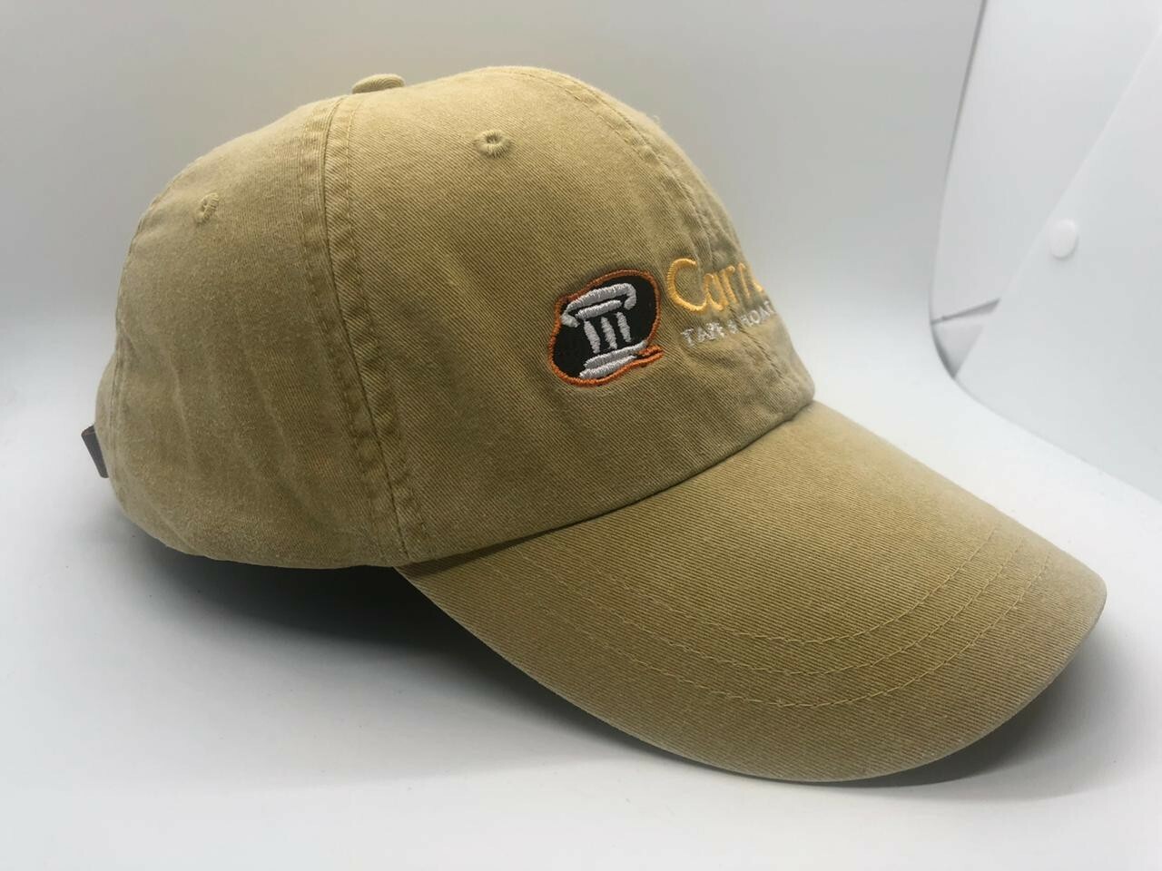 Carrara Tape & Float Stucco Cap Hat Adult Adjustable Leather Backstrap ...