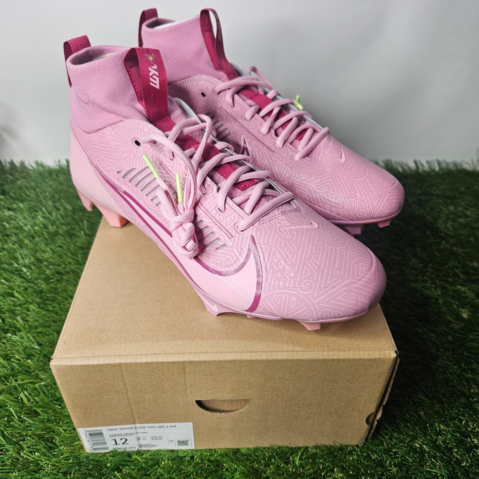 Nike Vapor Edge Pro 2 Kyler Murray Football Cleats Pink Mens Sizes 9.5 ...