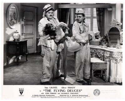 The Flying Deuces Original Lobby Card 1939 Stan Laurel Oliver Hardy ...