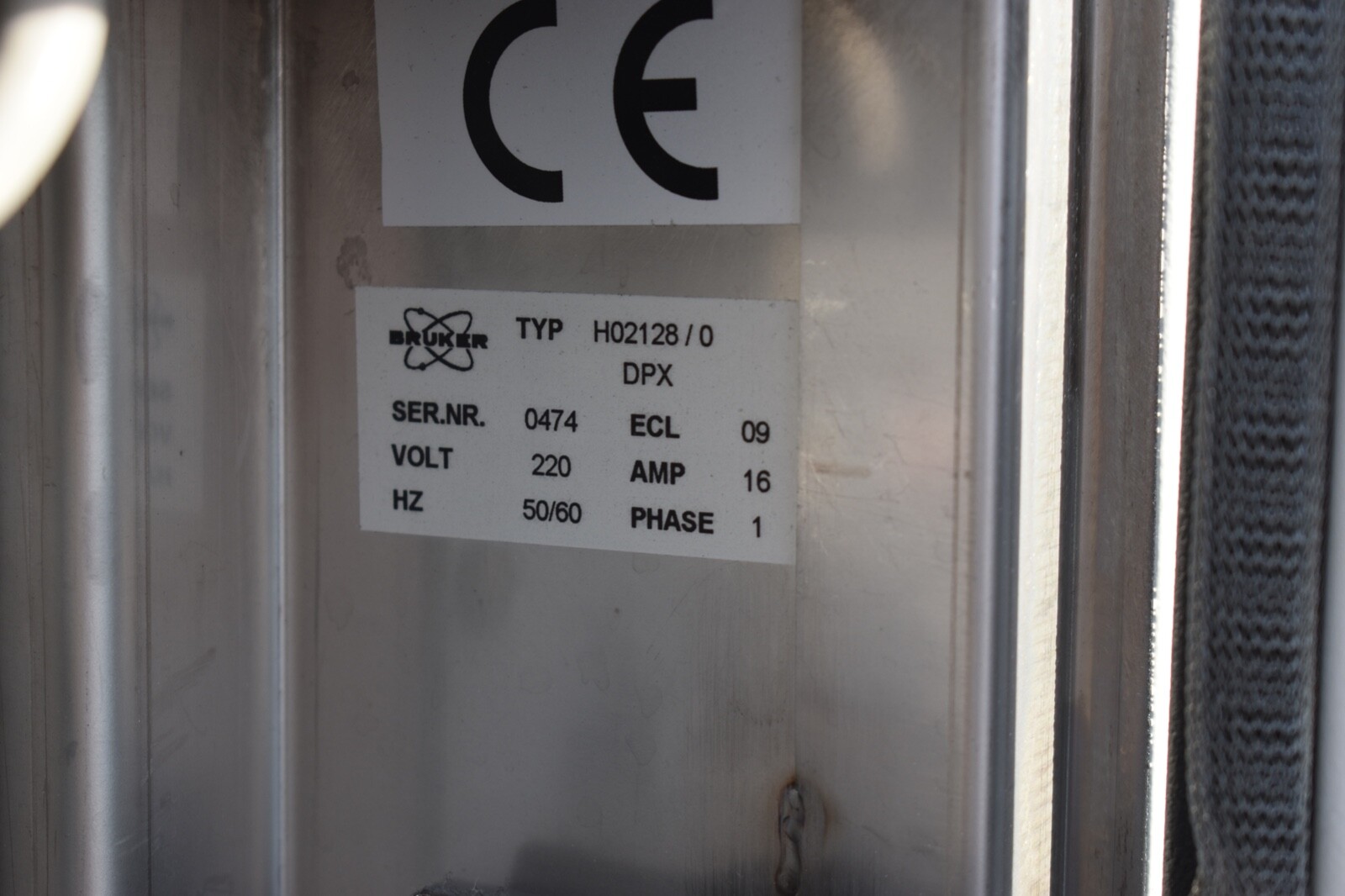 Bruker Avance 200 Spectrometer Ph1 220V 50/60Hz 16A DPX200 | eBay