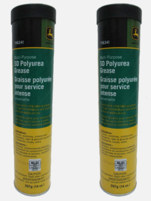 2 Tubes- John Deere Multi-Purpose SD Polyurea Grease Tubes #TY6341 | eBay