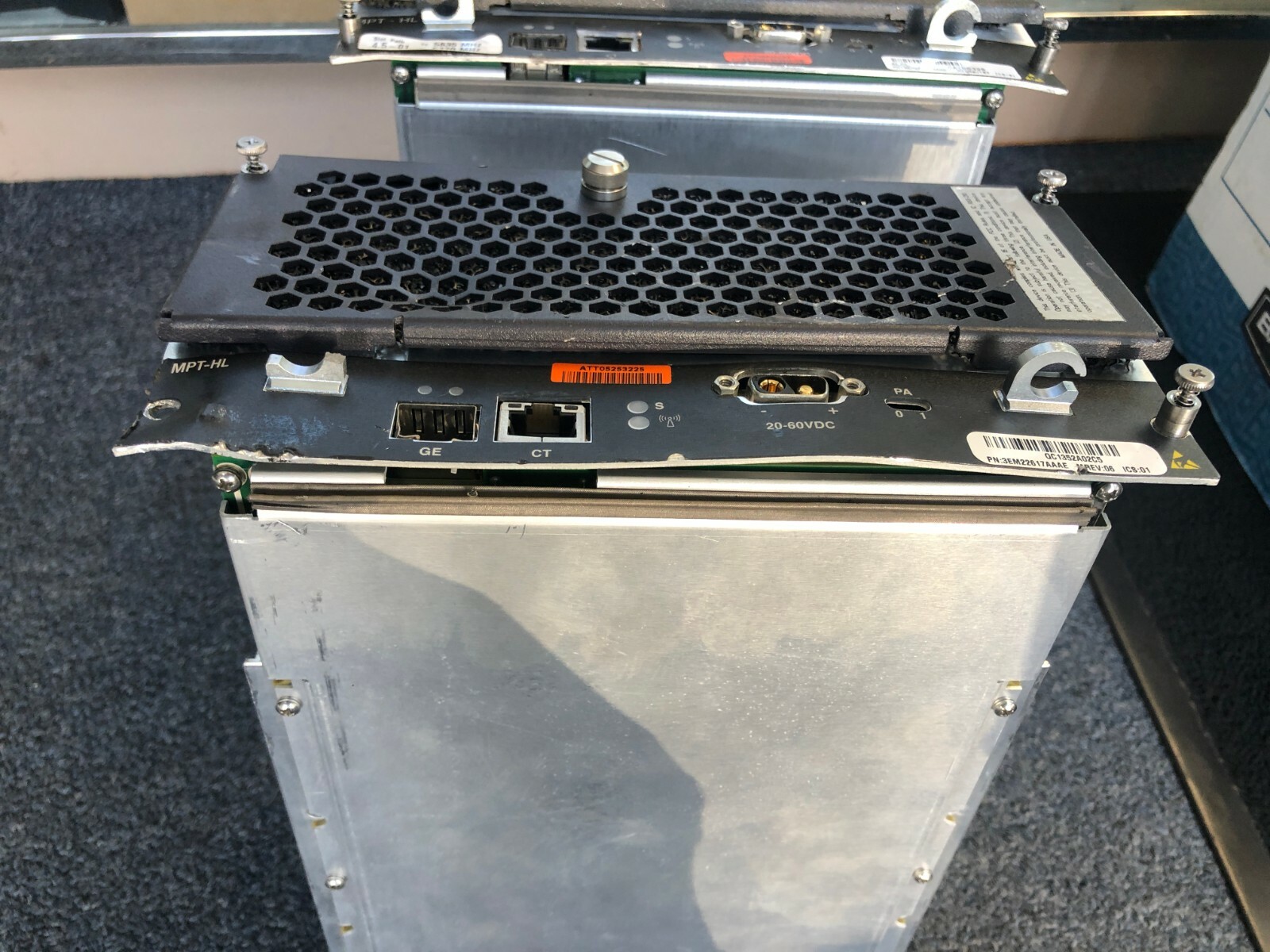 Lot of 2 ALCATEL LUCENT 9500 MPT-HL MICROWAVE RADIO TRANSCEIVER please ...