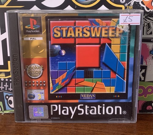 Starsweep ps1 Black Label PAL Uk PlayStation One Complete With Manual ...