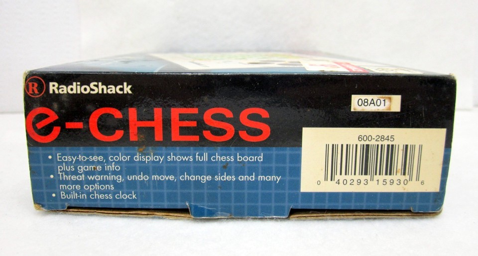 Vintage Radio Shack e – CHESS Electronic Chess 60-2845 with Teaching ...