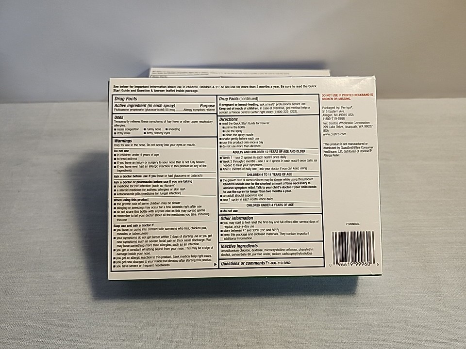 ALLER-FLO - Allergy Symptom Reliever Nasal Spray 5 Bottle Box (Lot Of 2 ...