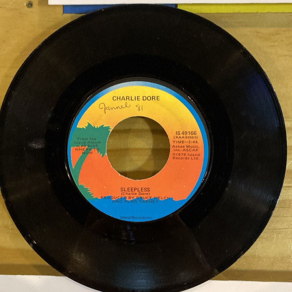 Charlie Dore- Pilot of The Airwaves/Sleepless 45RPM 7” Vinyl Record ...