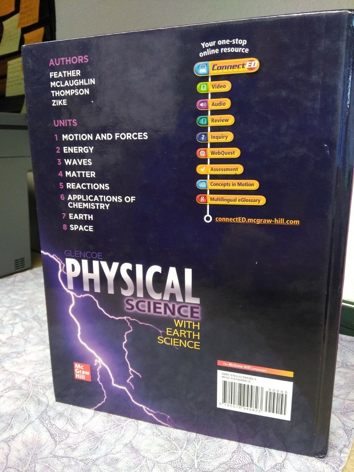 Physical Science with Earth Science, Student Edition by Ralph M ...