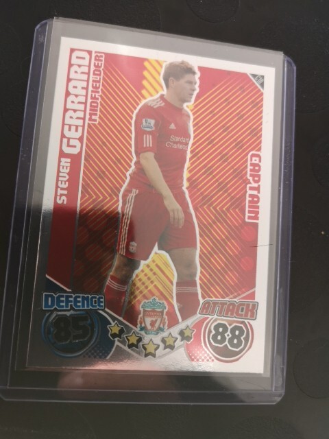 Steven Gerrard Liverpool Fc Captain Carte Foot Premier League Match ...
