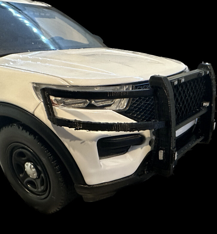 1/24 Motormax Explorer Wraparound Push Bar MESH LED Custom Police Fire ...