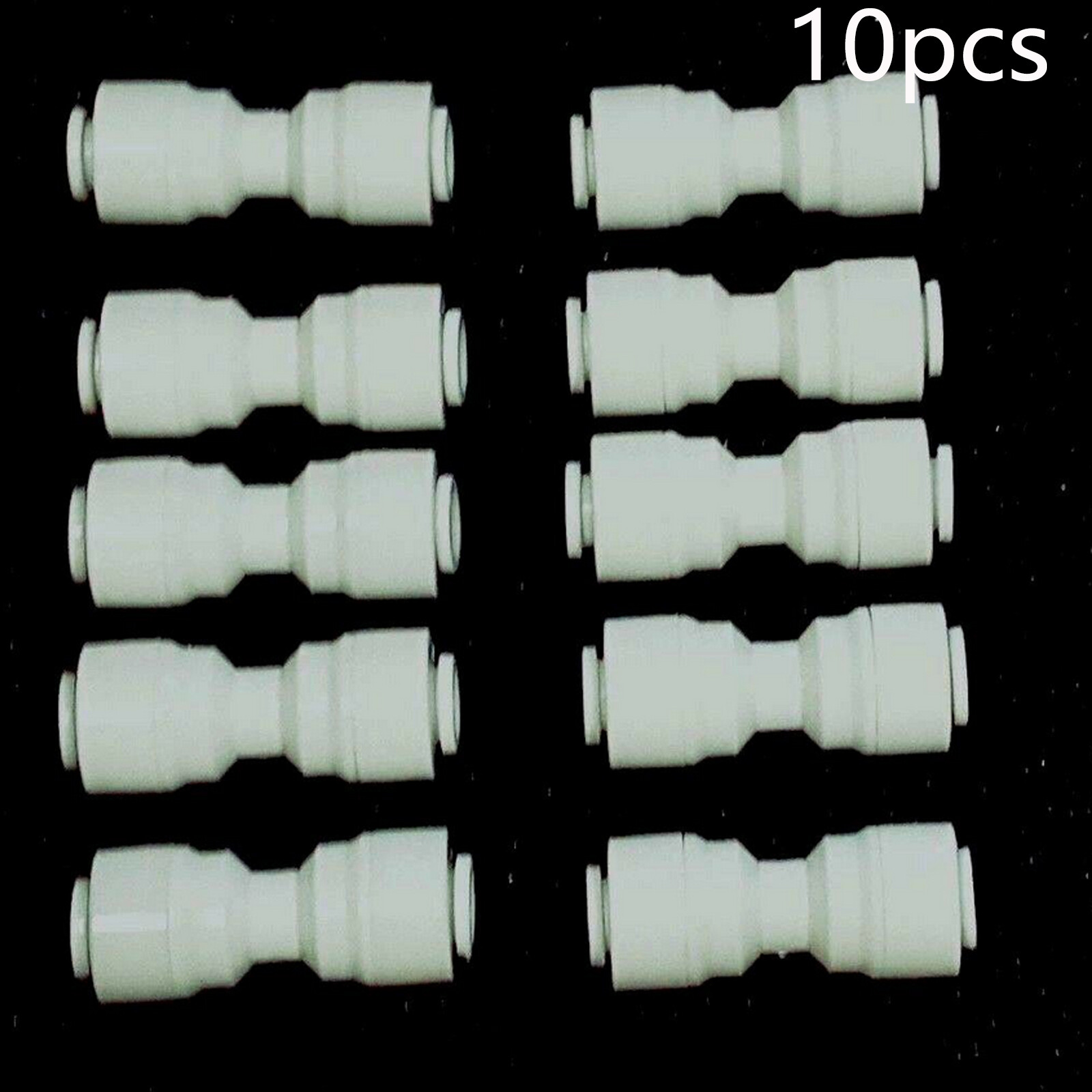 10PCS Refrigerator Icemaker Water Line Union Pipe Connector 1/4' Water ...