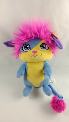 Spin Master Popples Lulu 8" Plush Toy Blue Yellow Pink Soft Hair ...