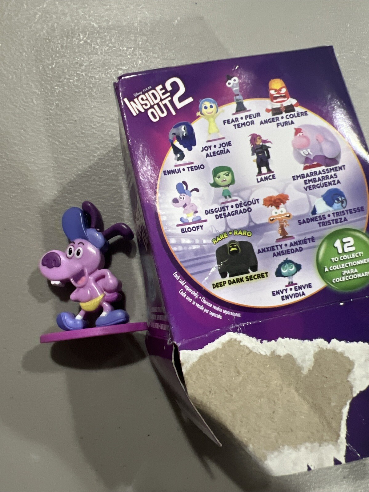 Disney Pixar Inside Out 2 Mystery Blind Mini Collectible Figure Bloofy ...