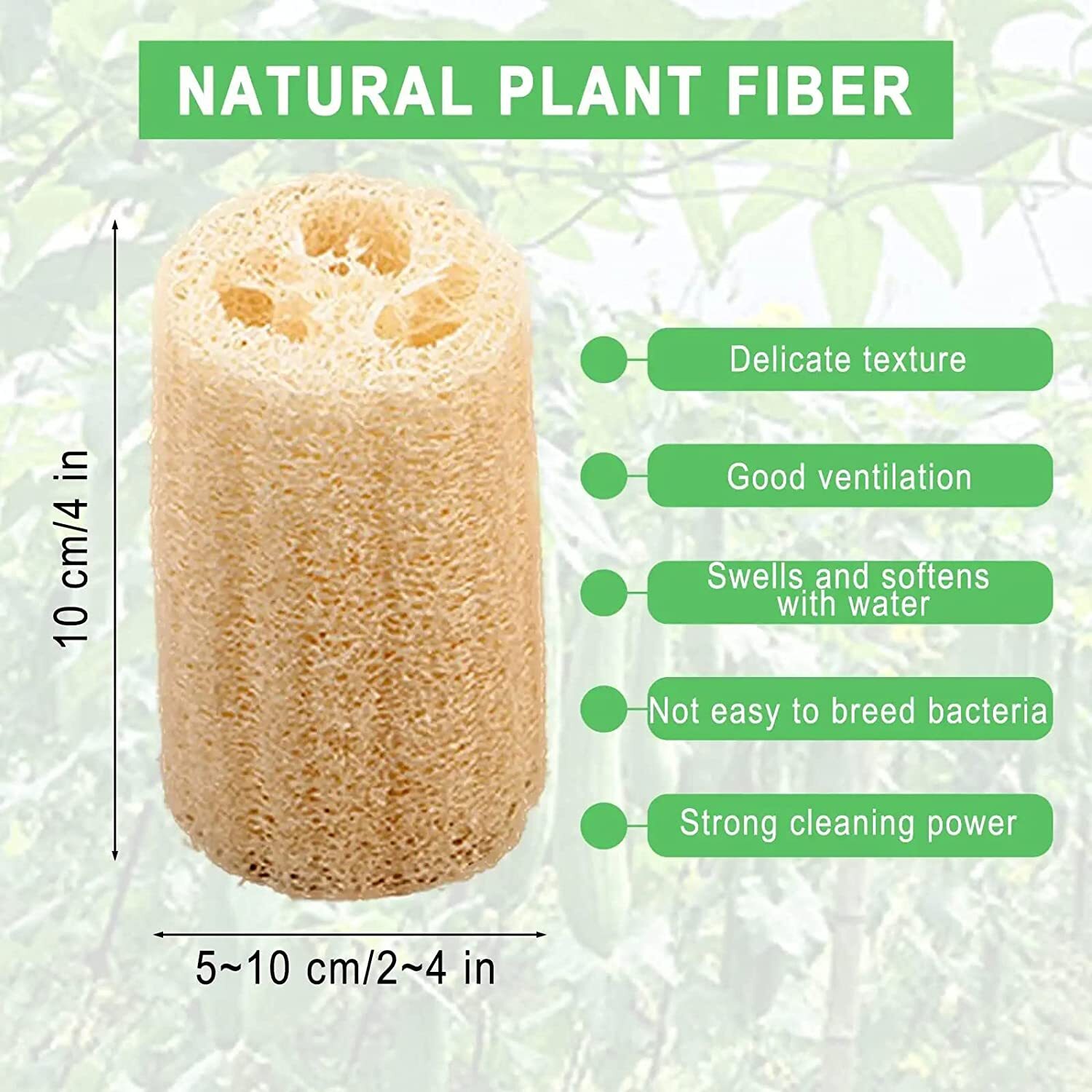 4 PCS Natural Organic Loofah Sponges Kitchen Washing Up Sponge | eBay