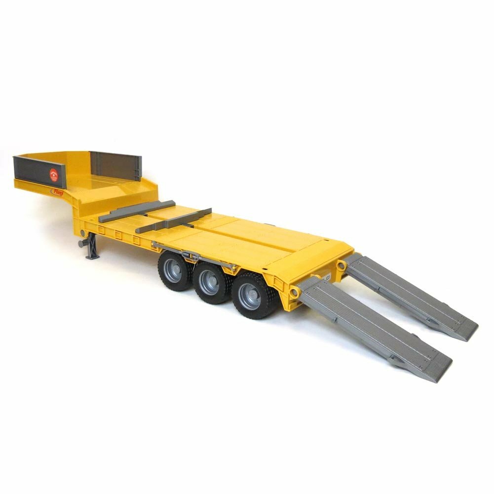 BRUDER 1:16 Low Loader Trailer - Yellow for sale online | eBay