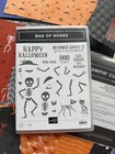 NEW Stampin up BAG OF BONES Stamp set + Dies + 24 pcs. Them Bones DSP ...