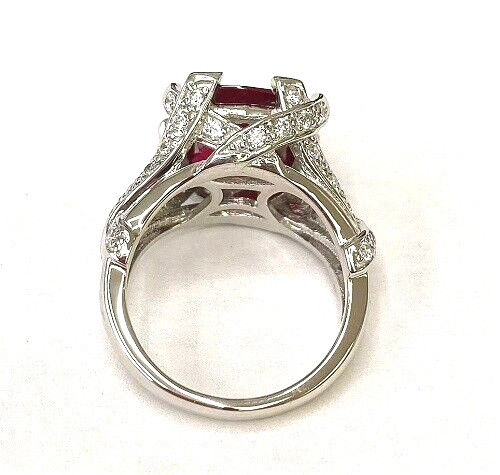 HSN Absolute Sterling 2.00cttw Simulated Ruby & Cubic Zirconia Ring ...