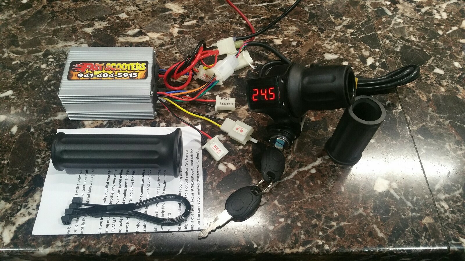 Razor mx 350 mx400 Variable Speed Kit - throttle and controller ...