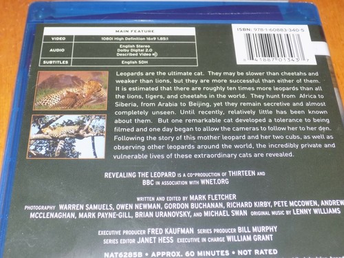 Nature: Revealing the Leopard (Blu-ray Disc, 2011) for sale online | eBay