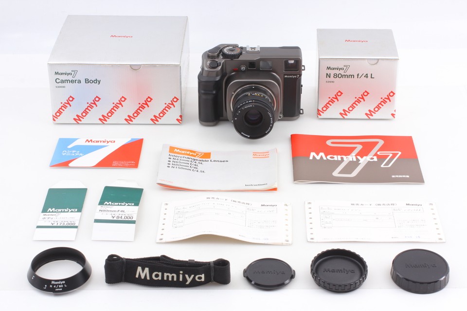 [ MINT in BOX ] Mamiya 7 6x7 Medium Format Film Camera N 80mm f4 Lens ...