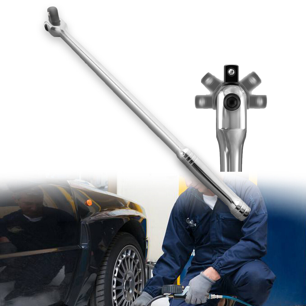1/2inch Drive Breaker Bar Tool For Socket Wrench Cr-V Steel 15/18/24 ...