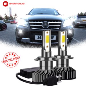 FIT Mercedes W164 M ML 2005-2012 2x Bulbs H7 LED Headlights Low Beam ...