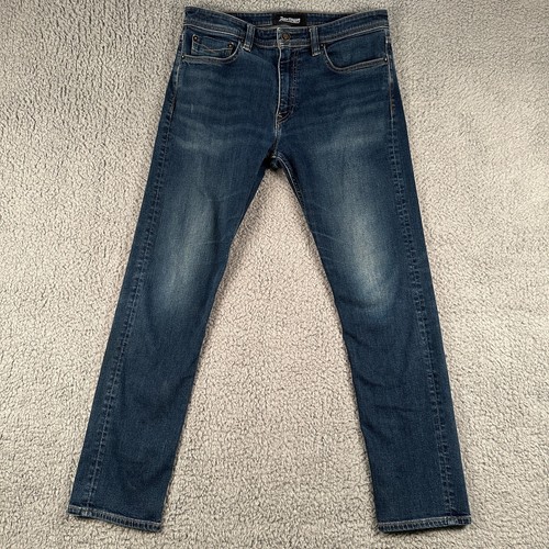 Revtown Jeans Mens 32x30 Taper Stretch Decade Denim Blue Dark Wash | eBay