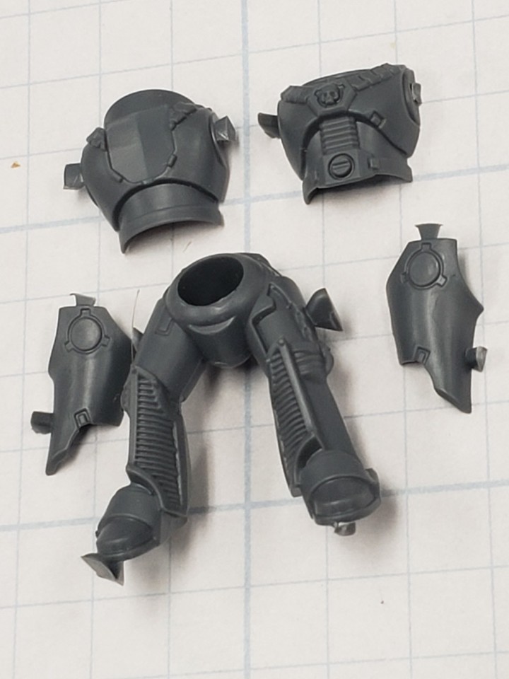 30k Space Marine Bits Sky Hunter Scimitar Jetbike Pilot Torso Legs #02 ...