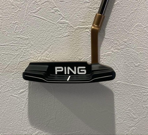 PING Left-Handed Putter Black/Gold with Headcover Used Twice Golf Club ...