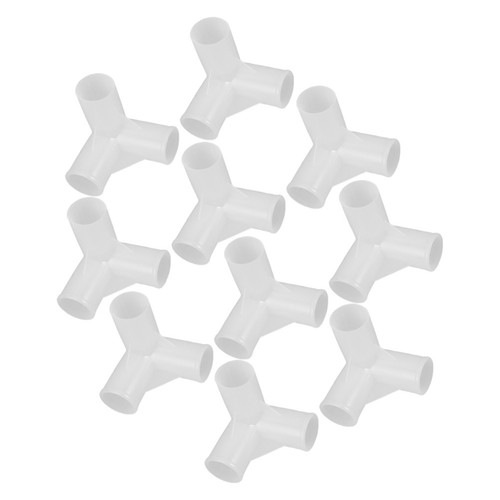 10pcs Closet Rod Joint Connectors - 3-Way Rod Link Coupling Connector ...