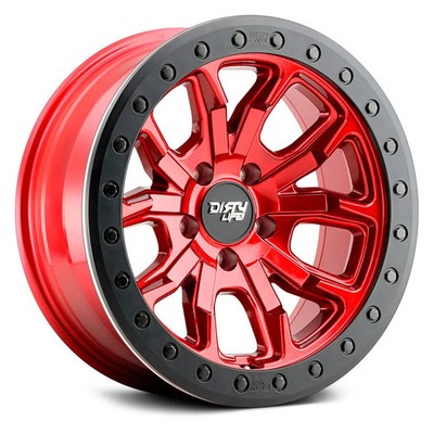 Dirty Life 9303 DT-1 Wheel 17x9 (-38, 5x139.7, 108) Red Single Rim | eBay