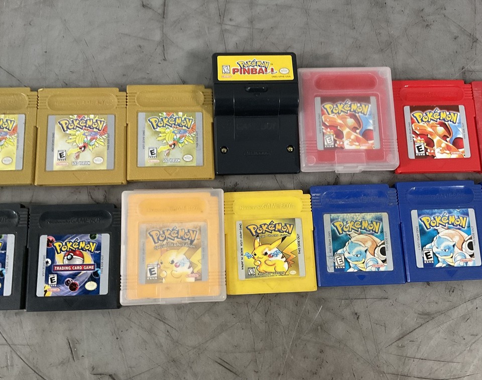 Lot of 16 Pokémon Games Nintendo Game Boy | eBay