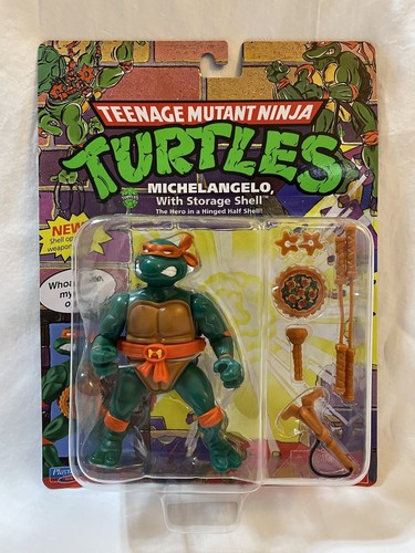 2022 Playmates Teenage Mutant Ninja Turtles MICHELANGELO STORAGE SHELL ...
