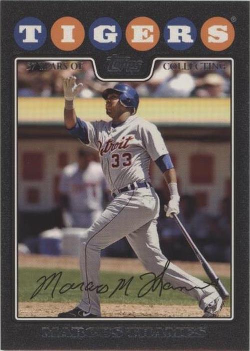 2008 Topps - Marcus Thames #641 Black /57 for sale online | eBay