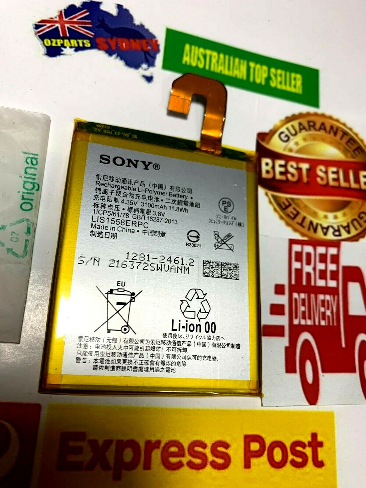 ORIGINAL SONY XPERIA Z3 D6603 D6616 D6643 D6653 Li-ion BATTERY ...