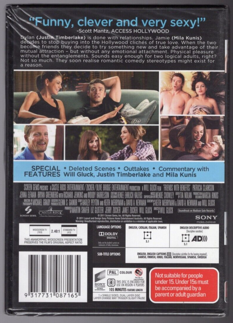 Friends With Benefits - DVD (Brand New Sealed) | eBay Australia