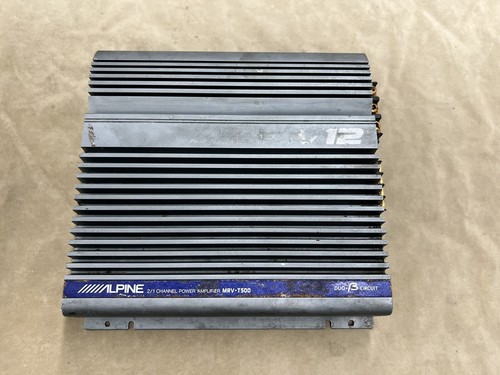 Alpine V12 MRV-T500 2 Channel 300W Old School Car Amplifier - Rare ...