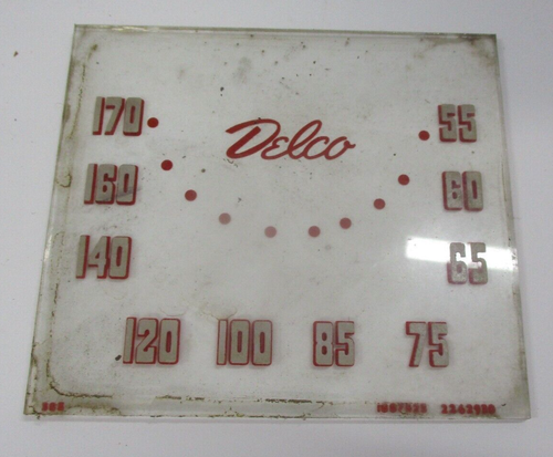 Vintage Glass Delco Radio Dial / Face Plate | eBay