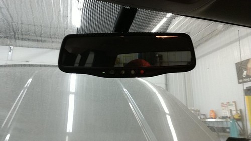 Int Rr View Mirror For Silverado 1500 Pickup Assy Blk Autodim Monitor ...
