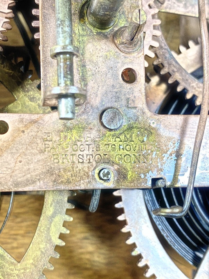 Ingraham (Stamped Oct 78 / Nov 79) Clock Movement Pendulum Rod And ...
