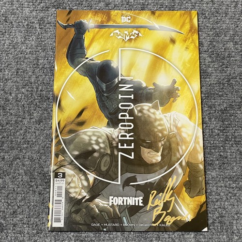 Batman Fortnite Zero Point #3 Comic Book Cover A Signed Reilly Brown ...