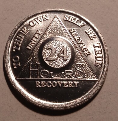 AA Desire Chip Alcoholics Anonymous Aluminum Welcome Coin Token ...