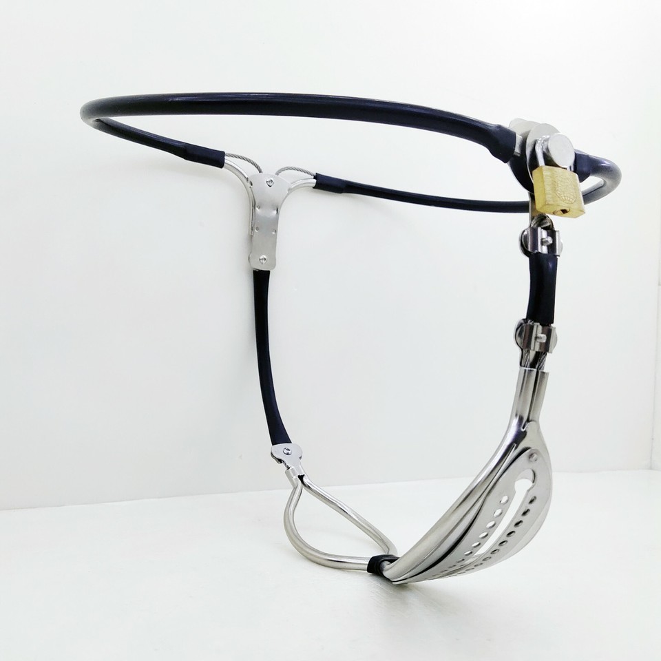 Female Adjustable Invisible Chastity Belt with Poop Hole Lockable Pants ...