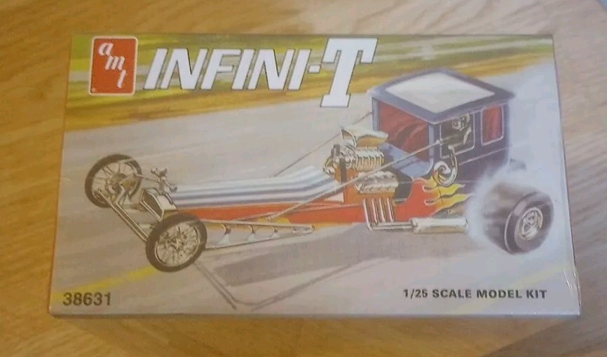 AMT 1/25 Infini-T Front Engine Funny Car Rail Dragster Model T Kit New ...