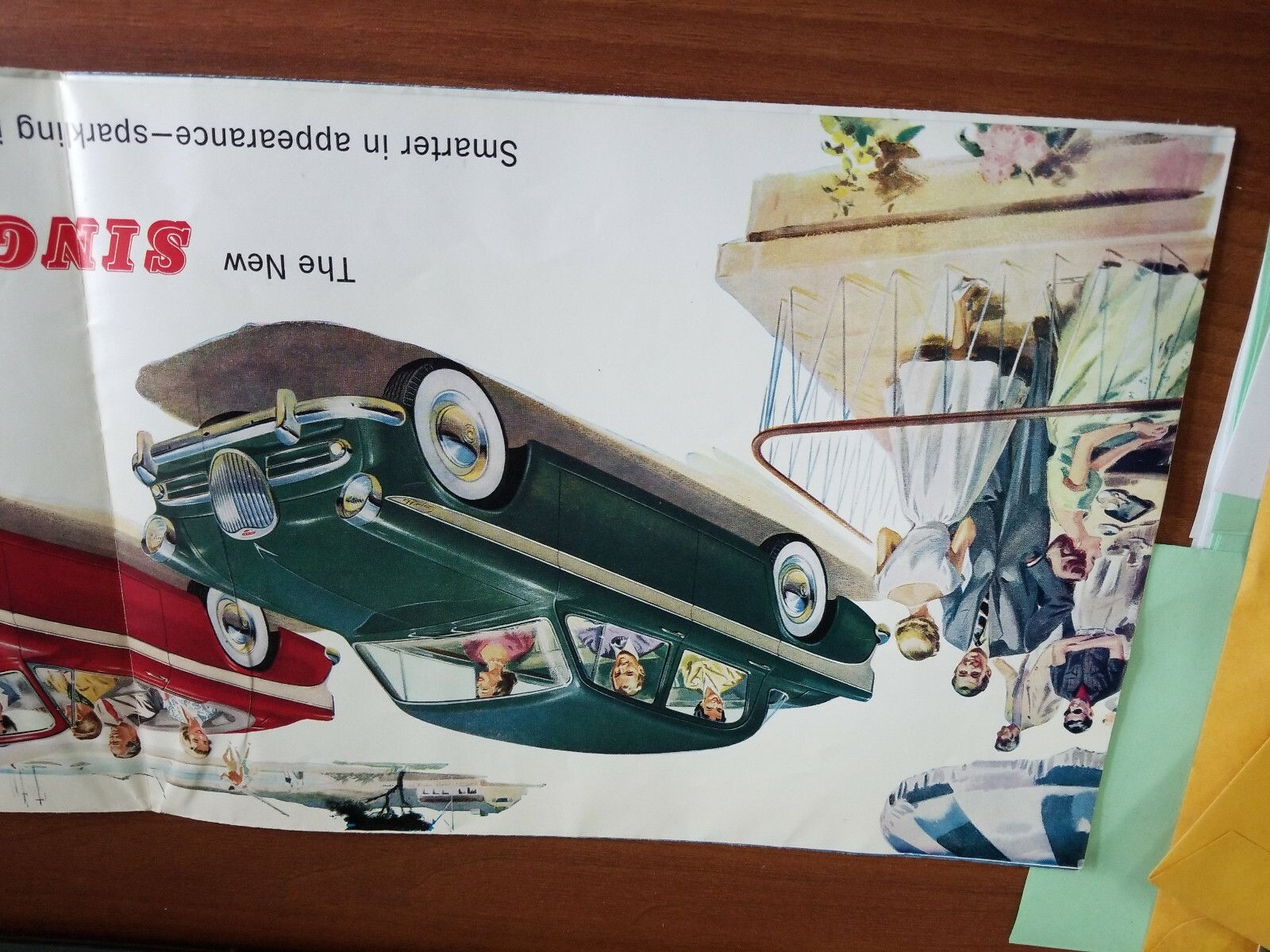 SINGER GAZELLE SEDAN CONVERTIBLE STATION WAGON CAR SALES BROCHURE ...