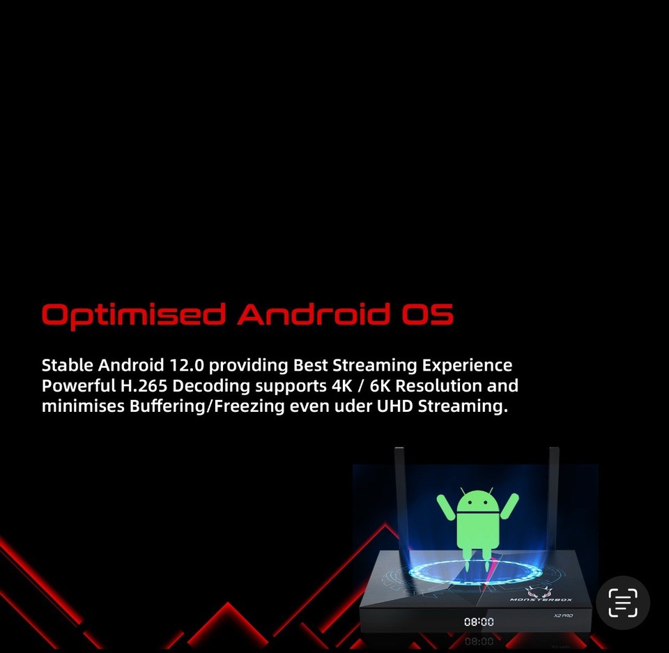 Latest 2025 Monsterbox X2 Pro 6K Android 12.0 | eBay