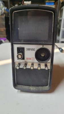 Symphonic Minni TV TPS-5050 Vintage Portable CRT Mini Television Set ...
