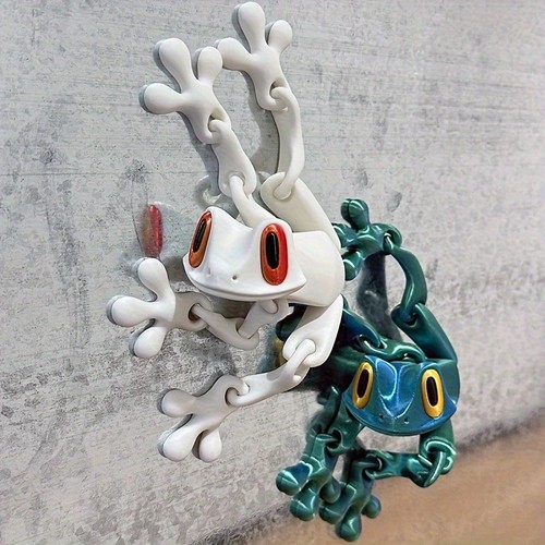 Advanced Easy to Install 3D Frog Refrigerator Stickers for Home Kitchen ...