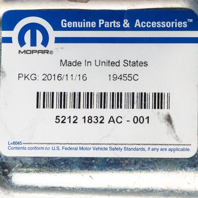 Transfer Case Control Module Bracket Mopar 52121832AC fits 11-18 Jeep ...