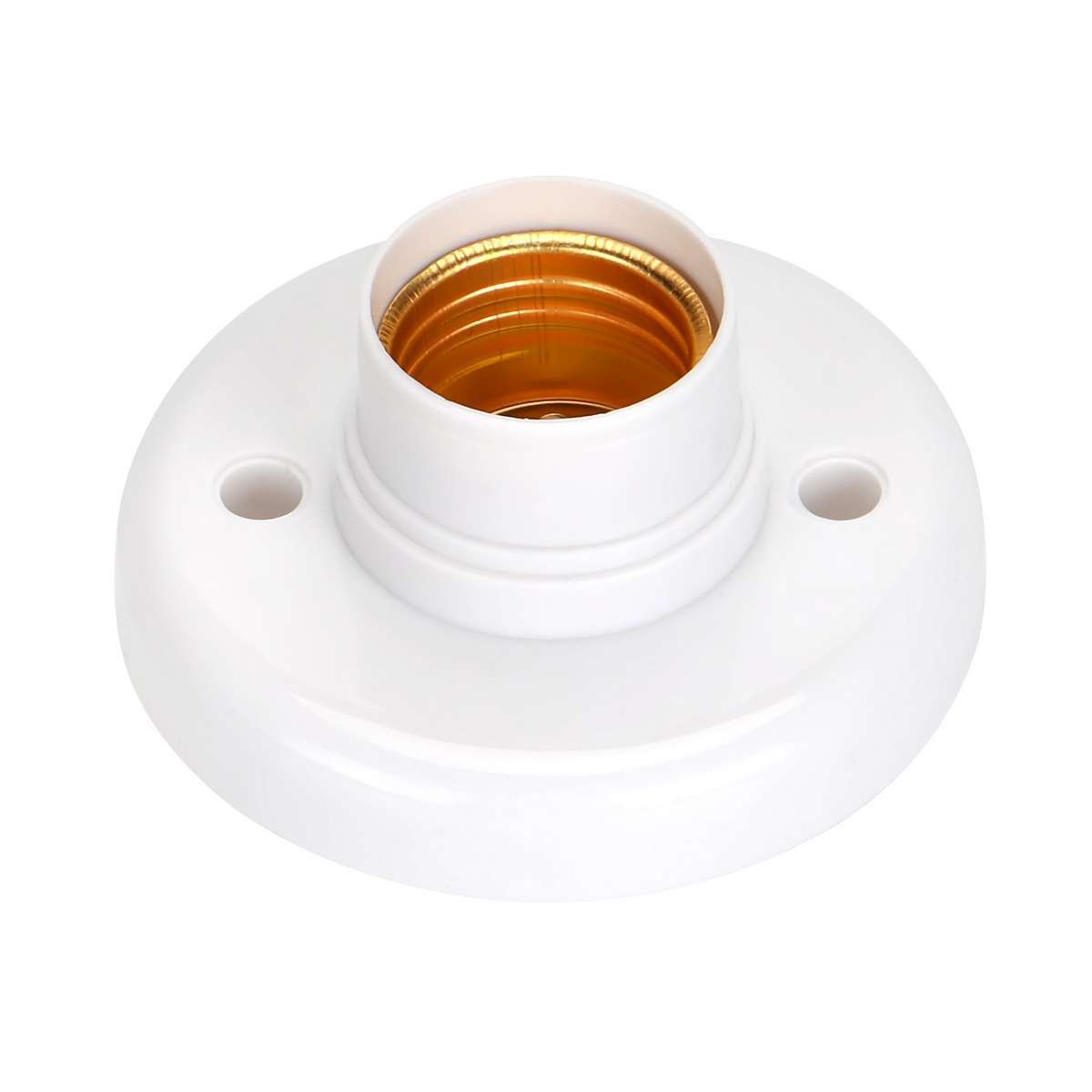 5-20Pcs Light Bulb Pendant Lamp Holder Screw Cap Socket Round Fixing ...